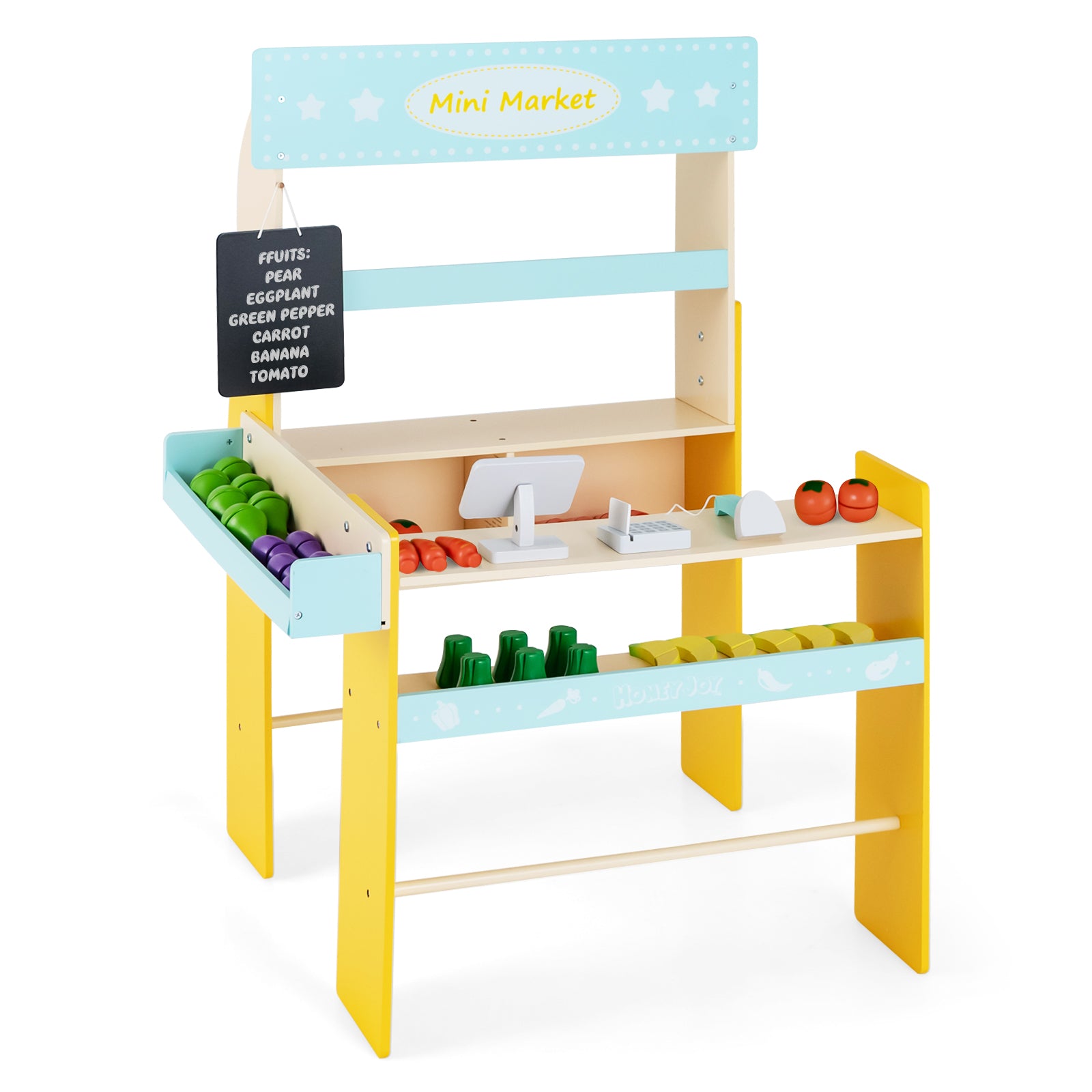 Kid's Pretend Play Grocery Store-Blue – GardenArch