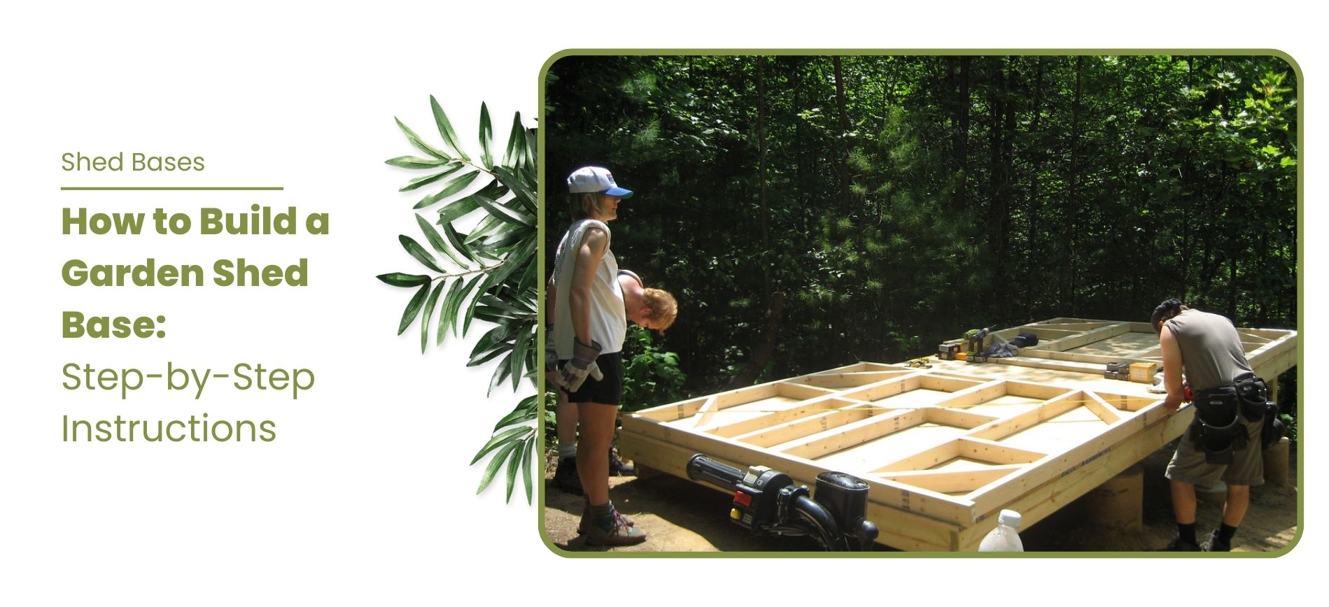 How to Build a Garden Shed Base: Step-by-Step Instructions – GardenArch