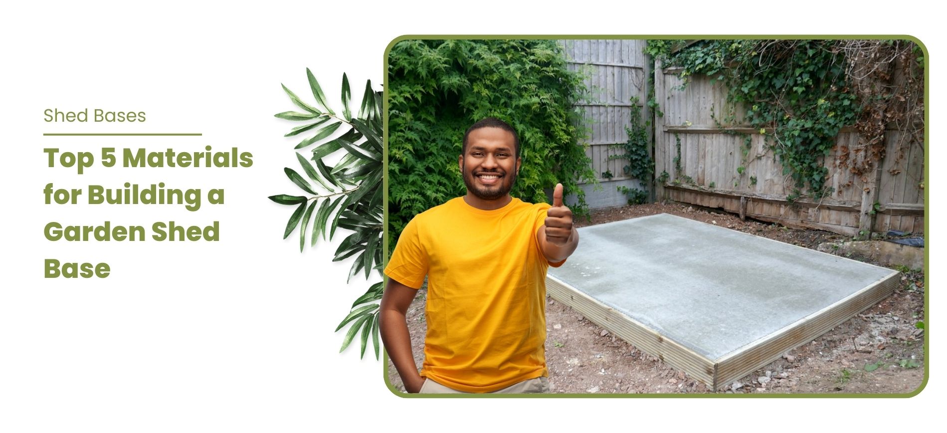 Top 5 Materials for Building a Garden Shed Base – GardenArch