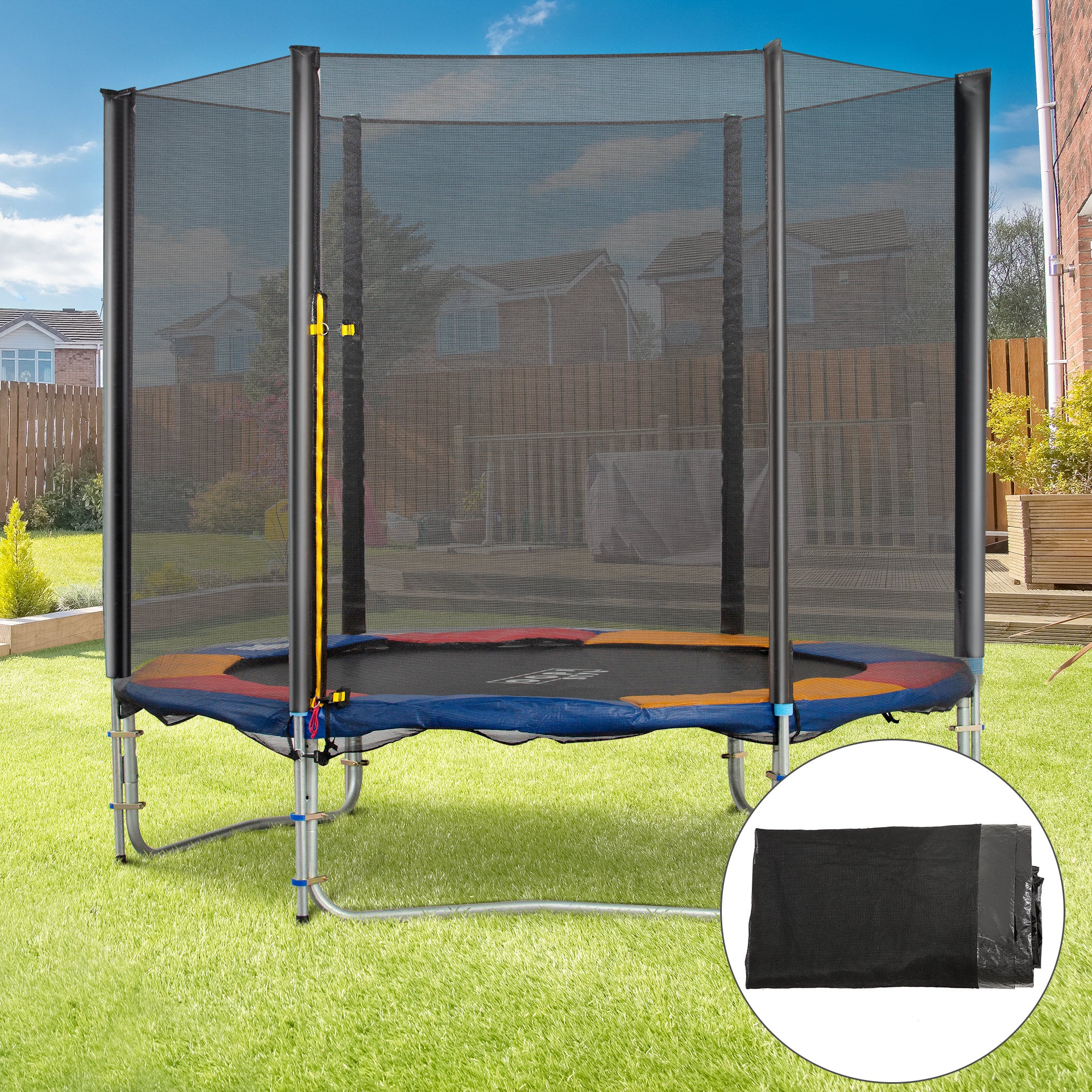 10ft Trampoline Safety Net – Replacement Enclosure – GardenArch