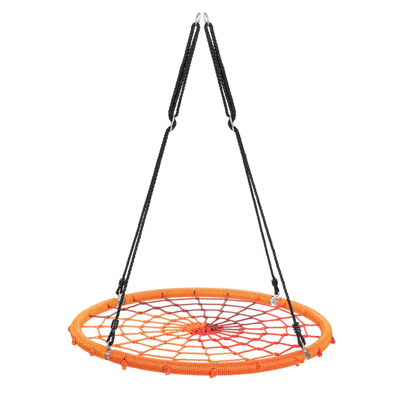 100cm Spider Web Tree Swing Round Children-Orange – GardenArch