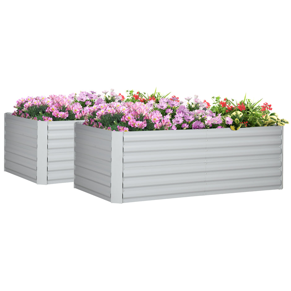 Galvanised Steel Trough Planters | Large Metal Garden Troughs UK ...