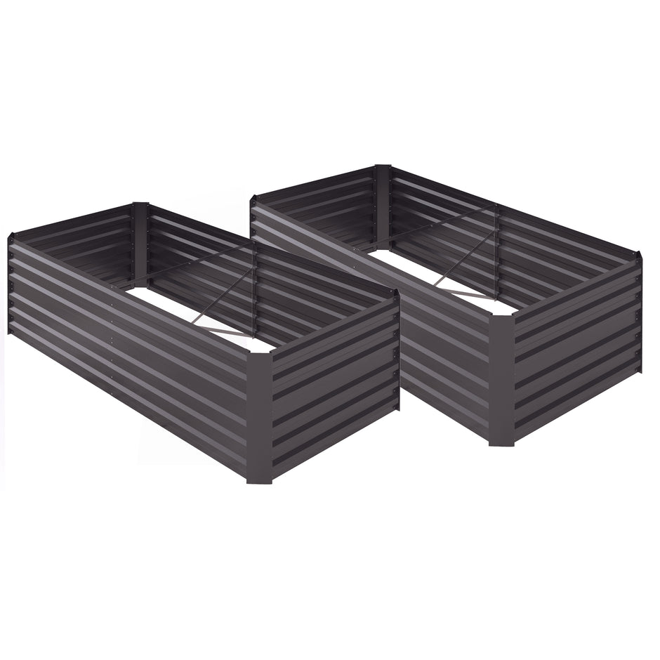 Galvanised Steel Trough Planters | Large Metal Garden Troughs UK ...