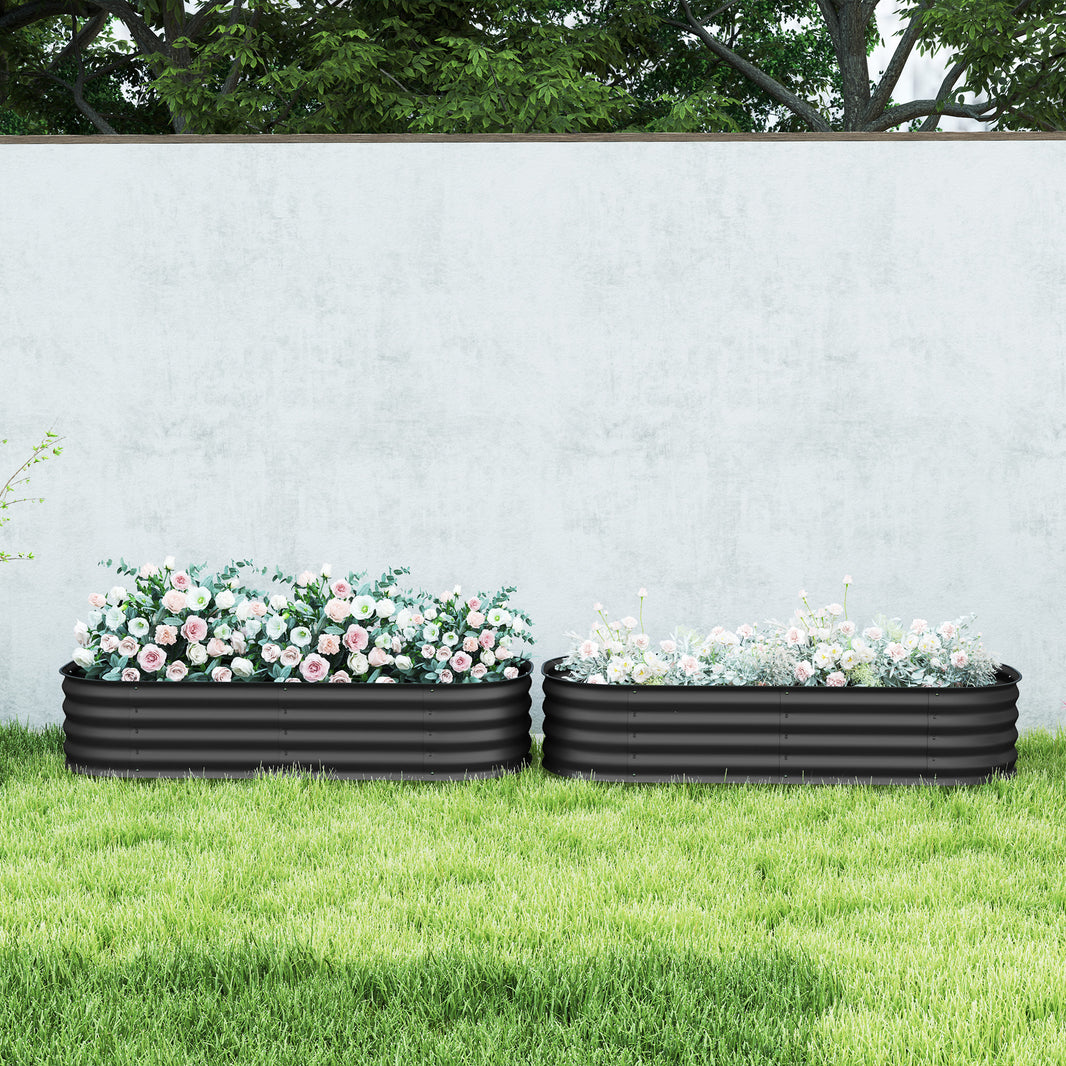 Galvanised Steel Trough Planters | Large Metal Garden Troughs UK ...