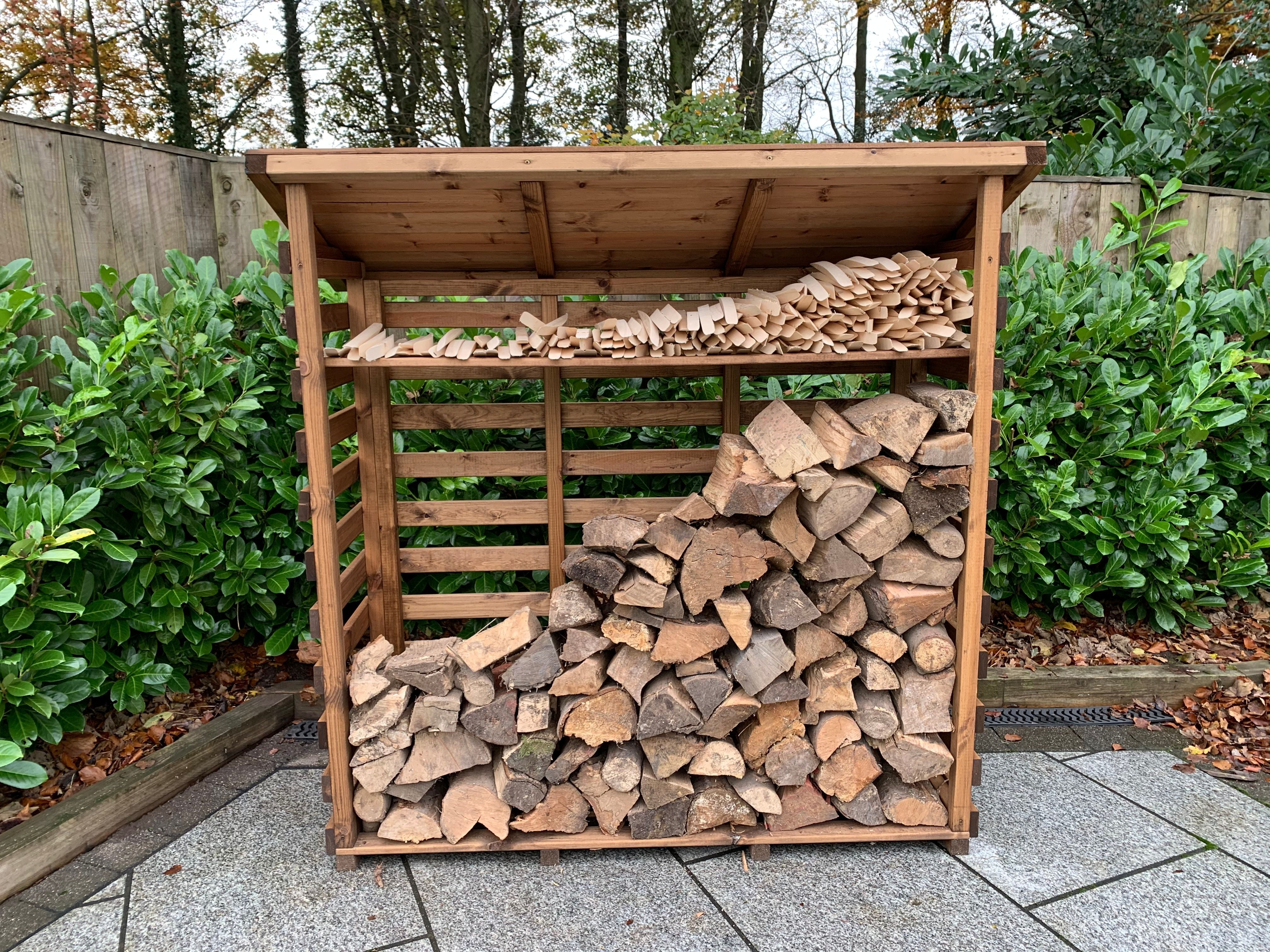 Protect Your Firewood with Our Extra Large Log Store – GardenArch