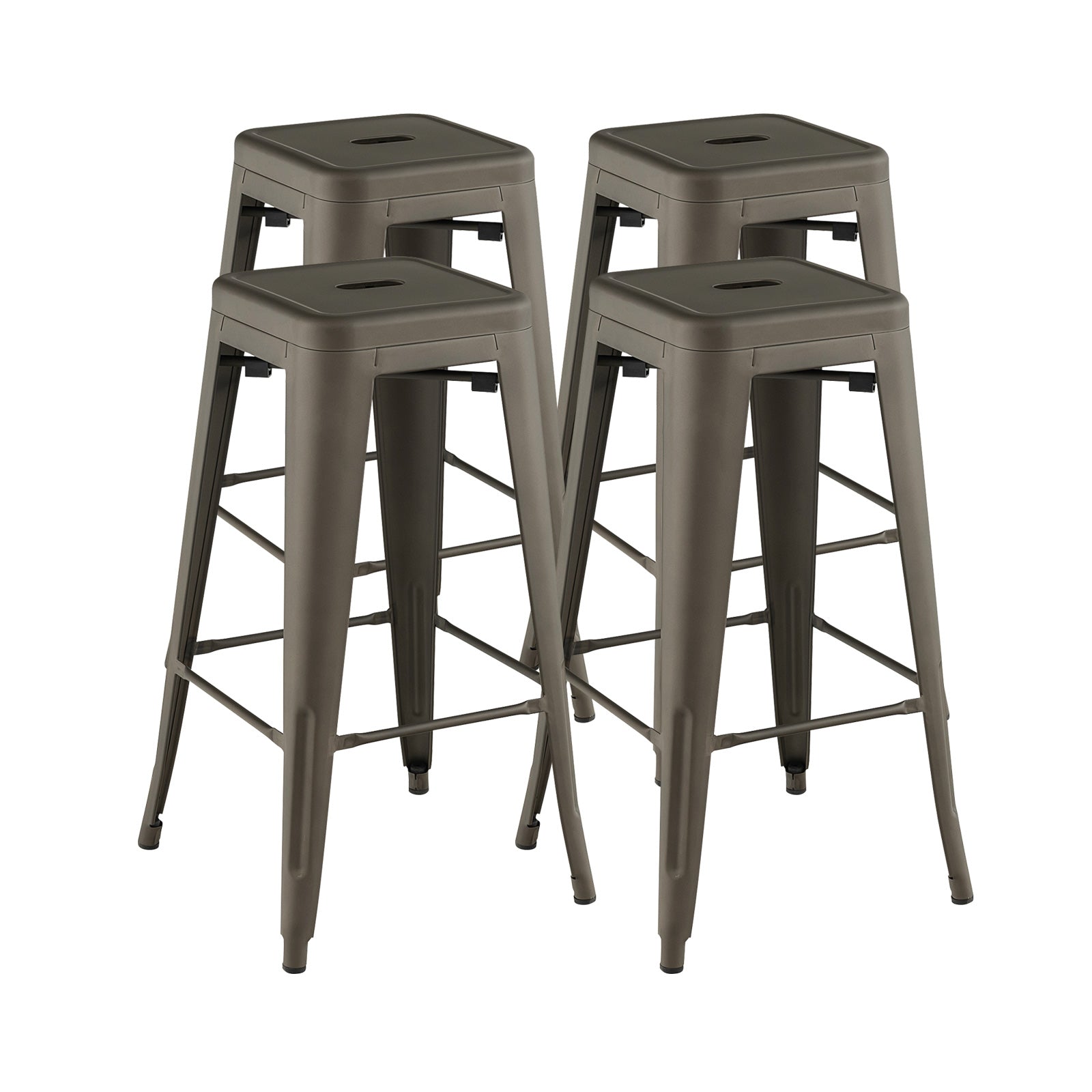 Metal Stools with Square Seat and Handling Hole for Kitchen-Gun ...
