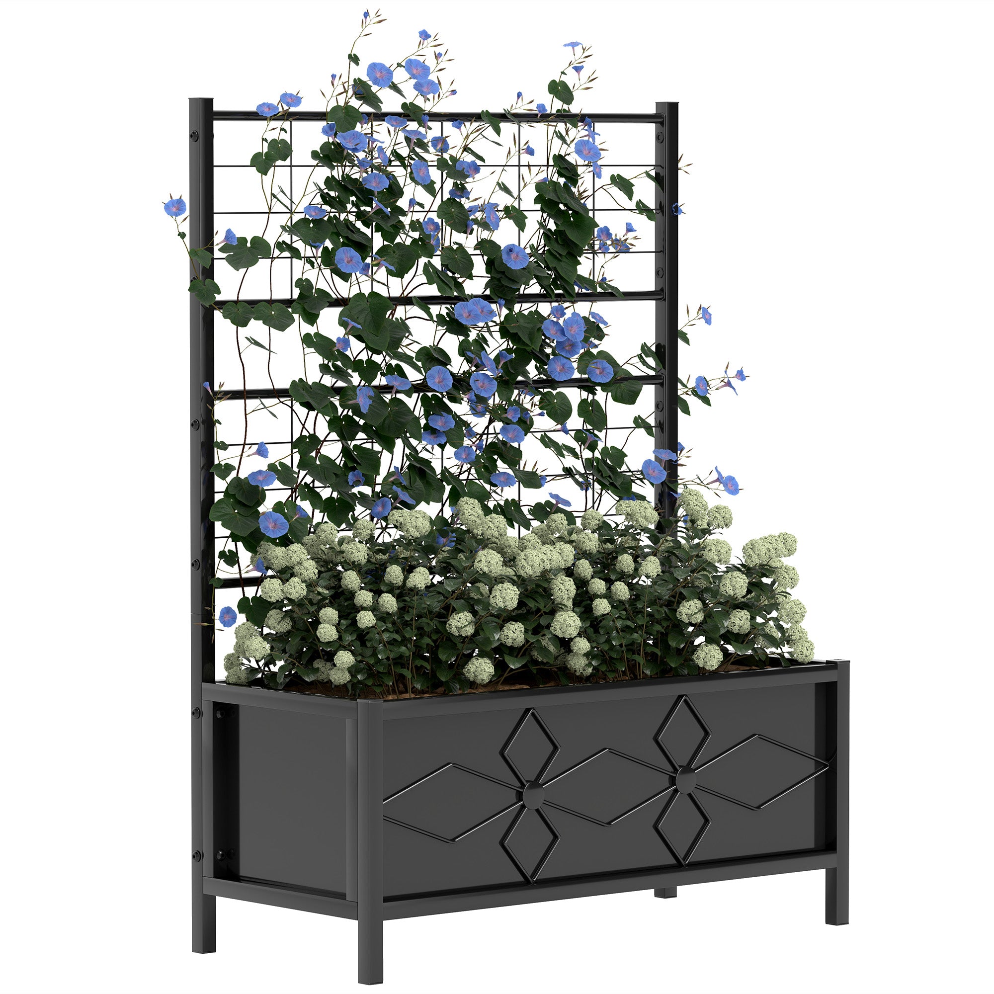 Galvanised Steel Trough Planters | Large Metal Garden Troughs UK ...