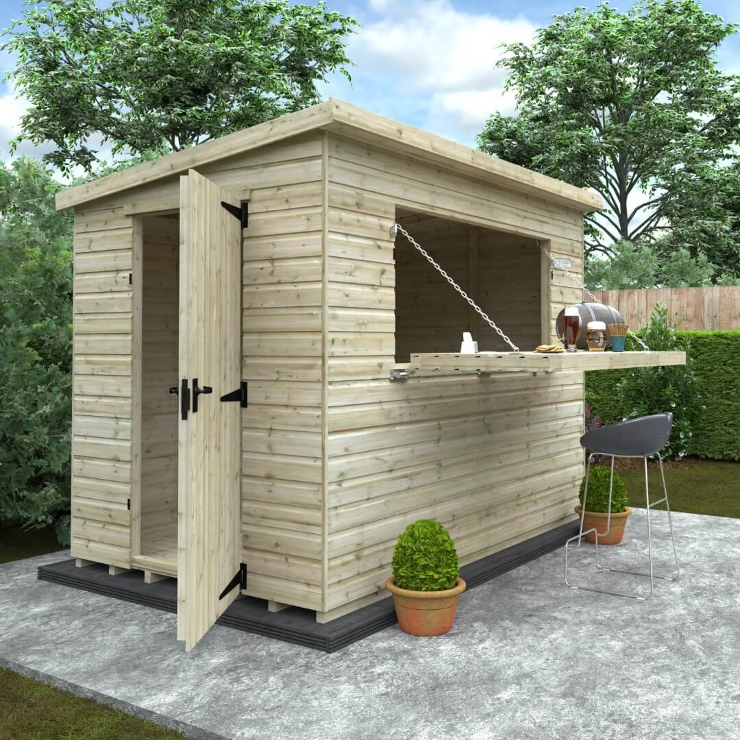 Create Your Dream Bar Shed with Rustic Charm and Durability – GardenArch