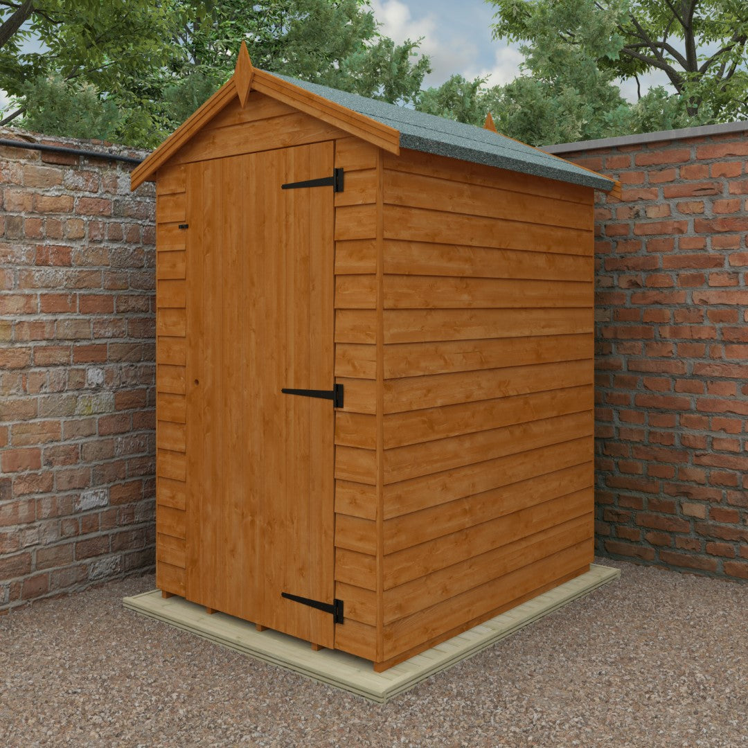 Stylish 5x4 Apex Windowless Shed for Secure Outdoor Storage – GardenArch