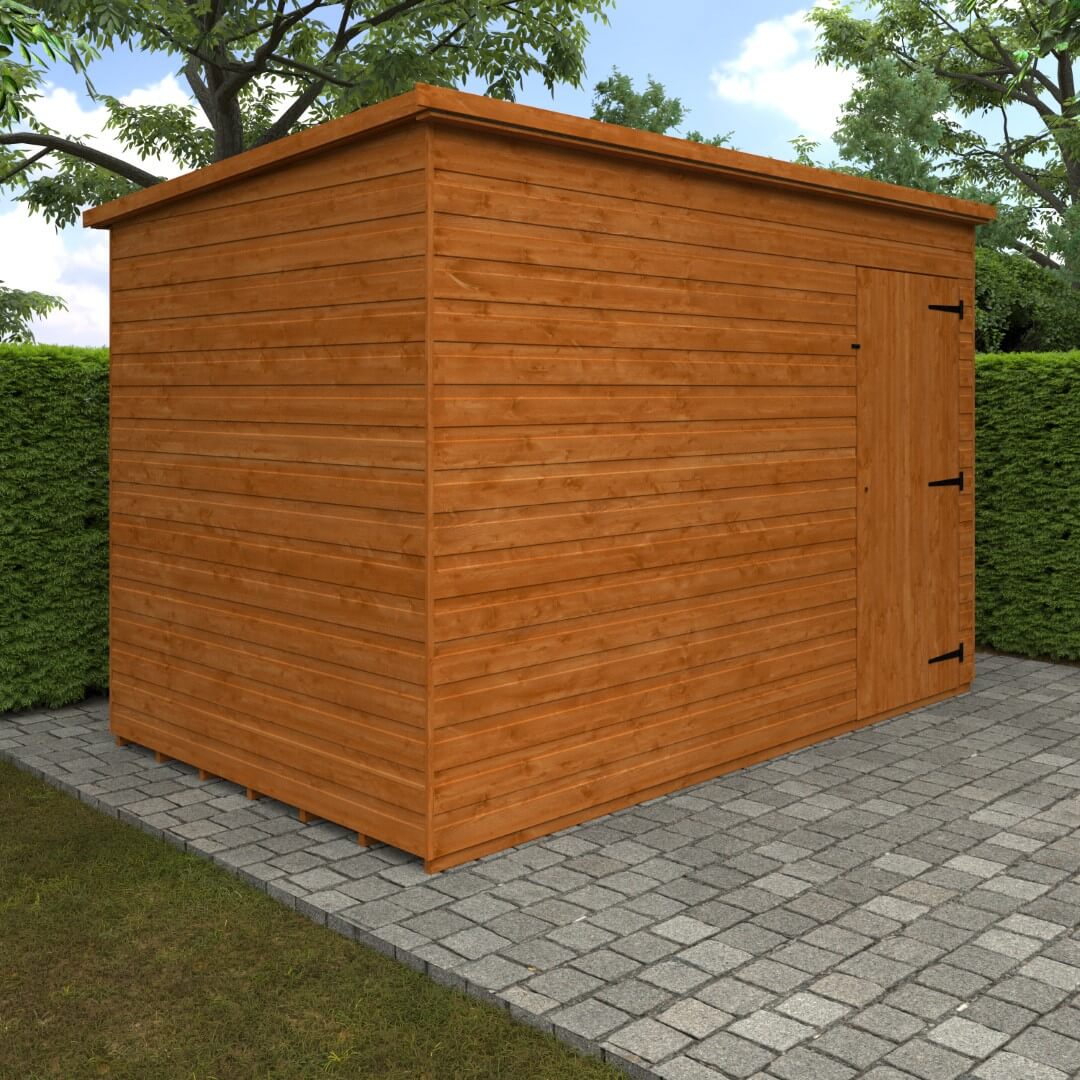 Stylish 10x6 Windowless Pent Shed for Secure Storage – GardenArch