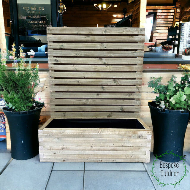 150 x 40 Garden Planters | Somerset Planter and Trellis Combination | Planter With Trellis ...