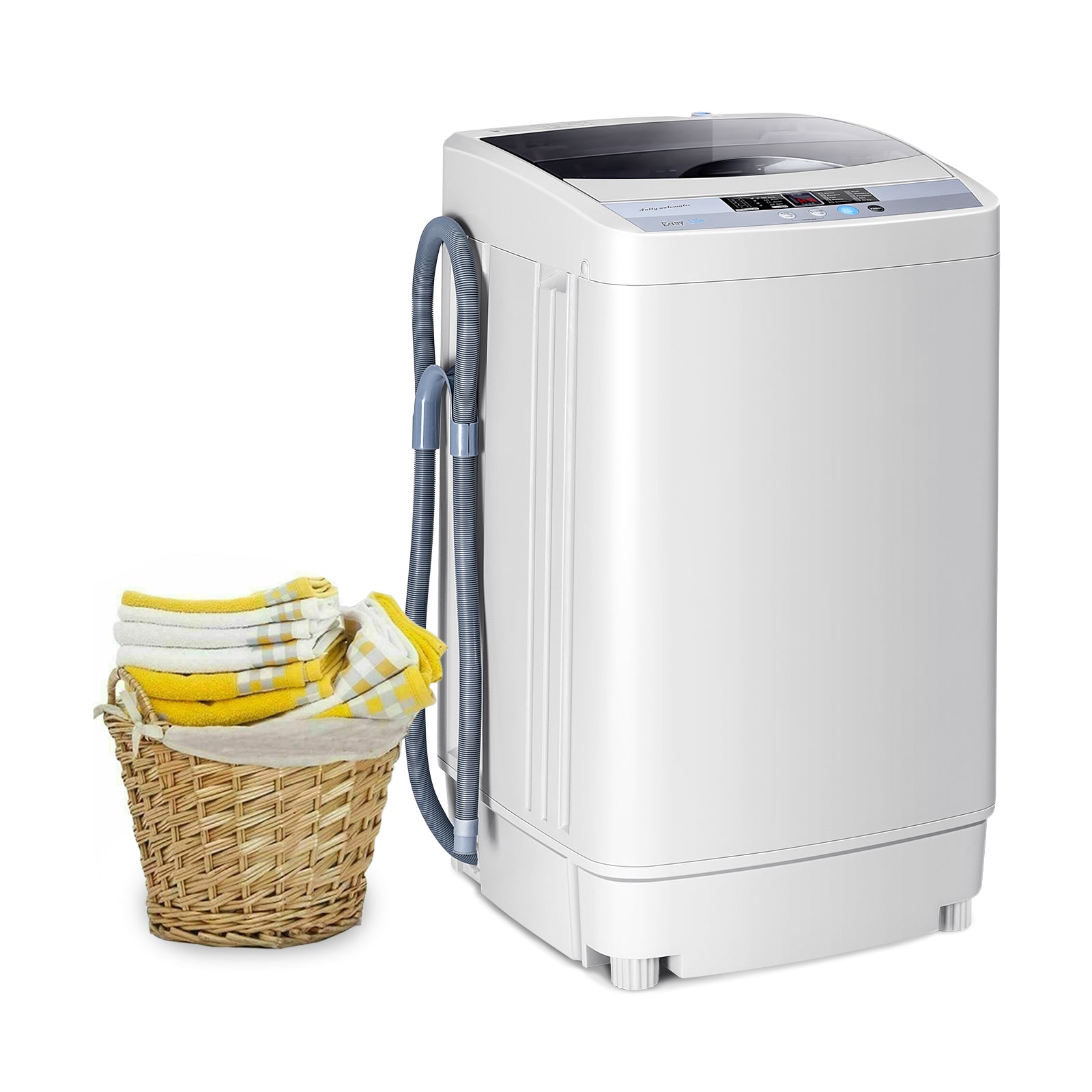 Portable Washing Machine with 8 Water Levels and 10 Washing Programs ...
