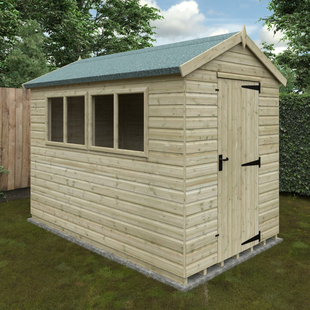 10x6 Apex Premier Shed: Durable, Stylish Outdoor Storage – GardenArch