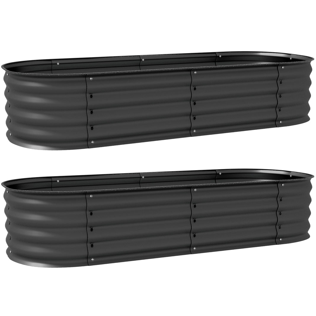 Galvanised Steel Trough Planters | Large Metal Garden Troughs UK ...