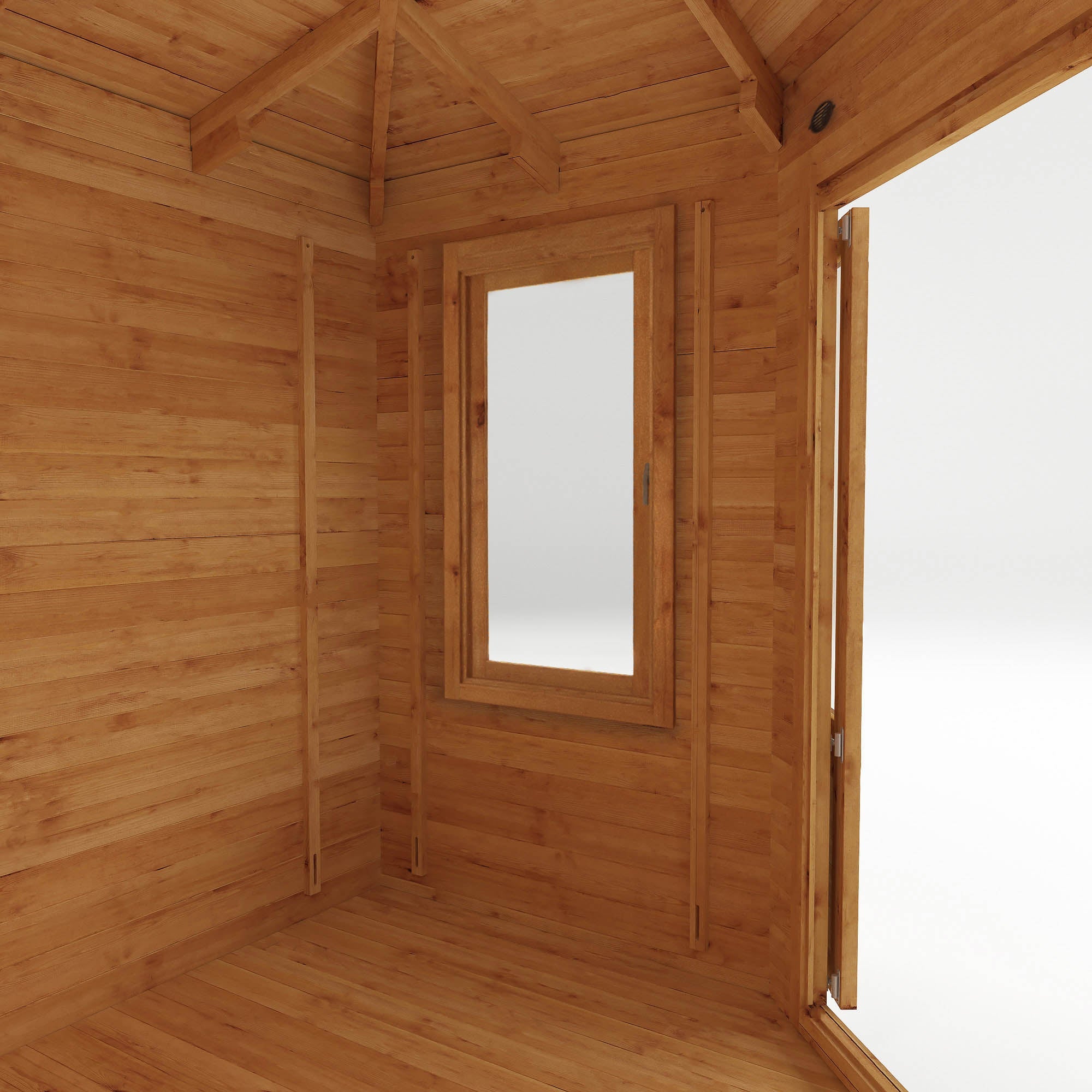 3M X 3M Corner Cabin - 28Mm Double Glazed – GardenArch