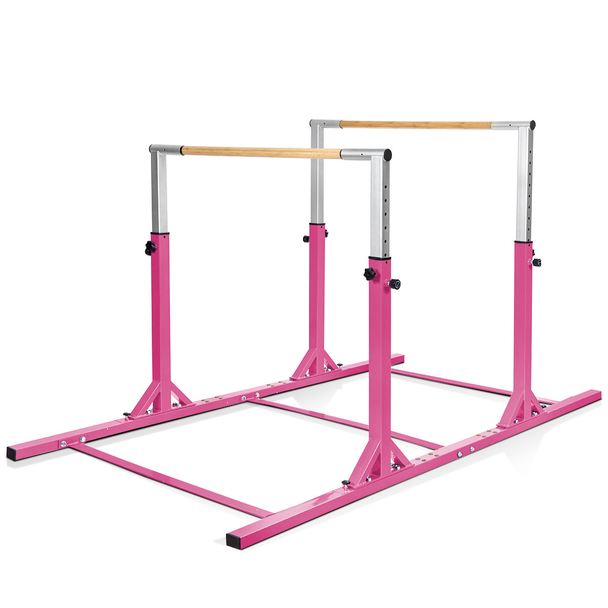 Kids Parallel Gymnastics Bar with Adjustable Width and 11-Level Height ...
