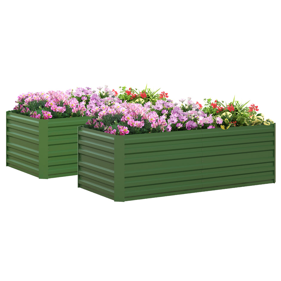Galvanised Steel Trough Planters | Large Metal Garden Troughs UK ...