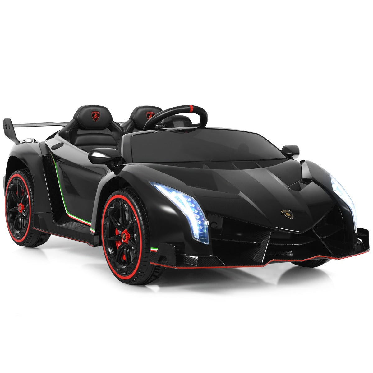 Kids Ride On Car with 2.4G Remote Control-Black – GardenArch