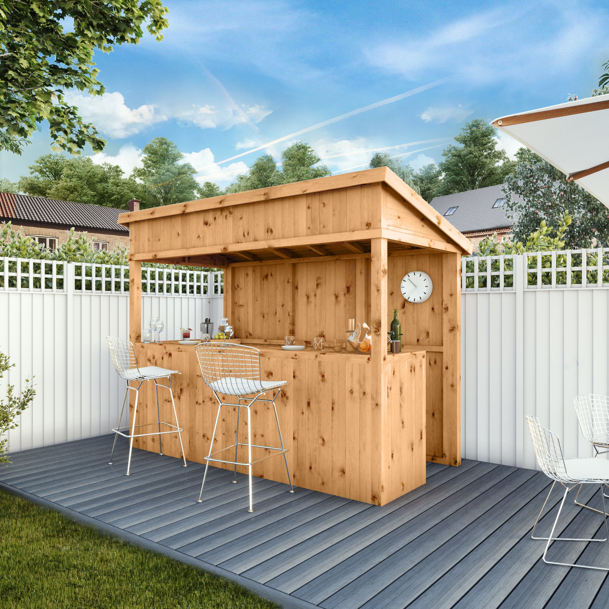 Premium Pressure Treated Garden Bar 9 X 4 – GardenArch