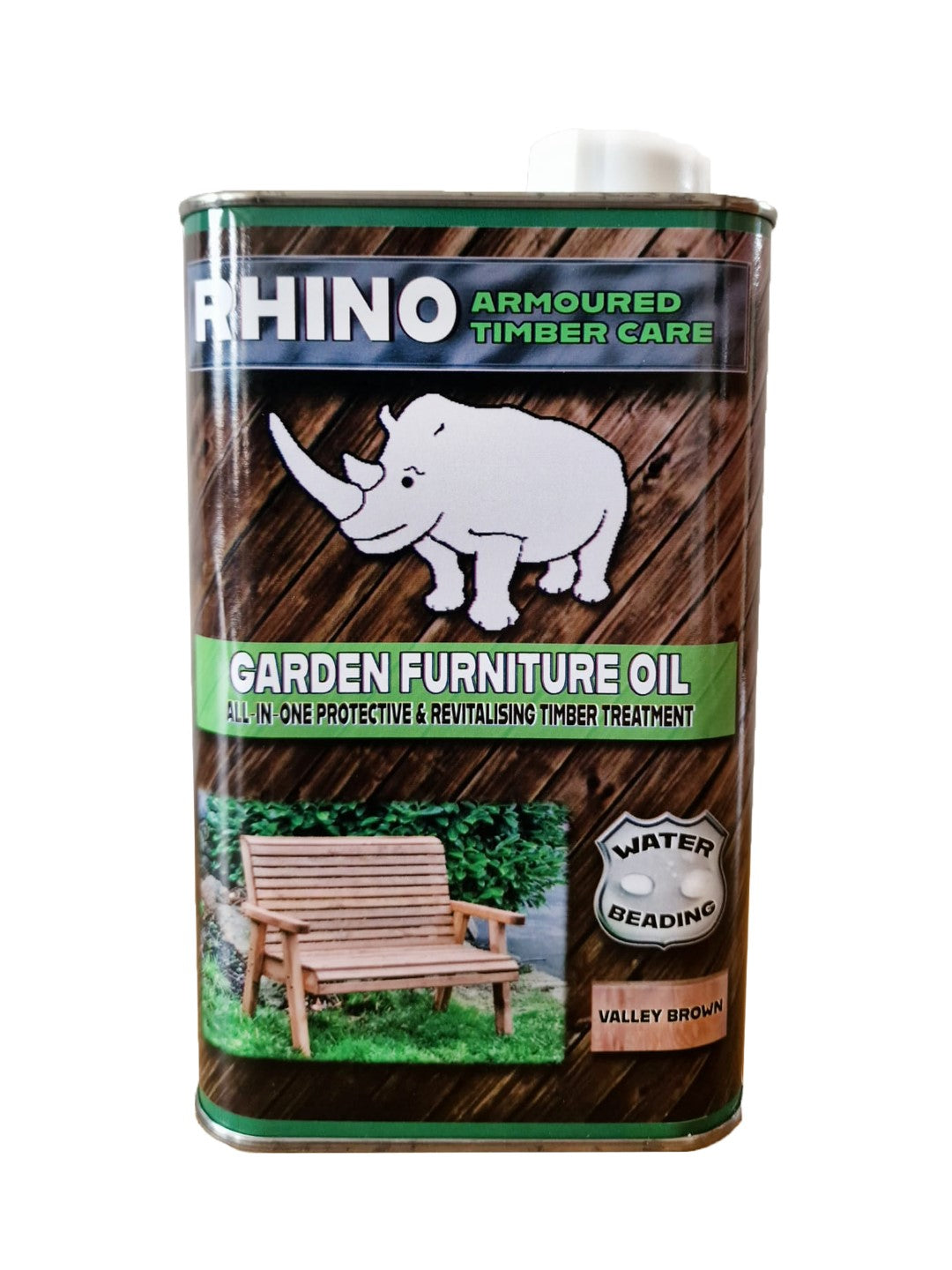 Rhino Valley Brown 1 Ltr Tin | GardenArch | Churnet Valley