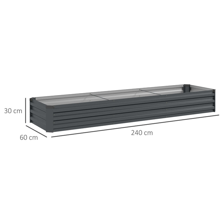 Galvanised Steel Trough Planters | Large Metal Garden Troughs UK ...