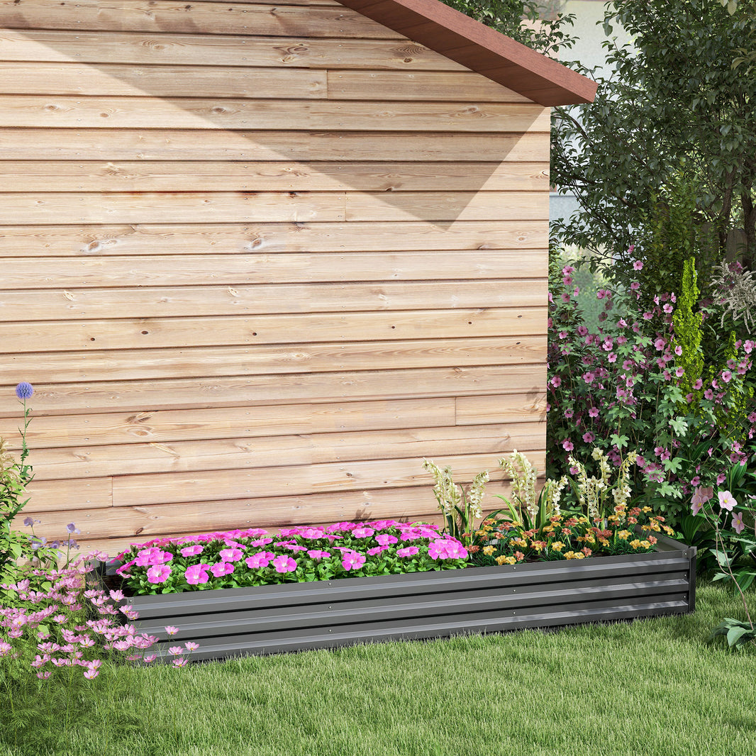 Galvanised Steel Trough Planters | Large Metal Garden Troughs UK ...