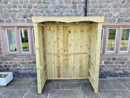 Large Poly Smoking Shelter | Wooden Smoking Room UK | GardenArch ...