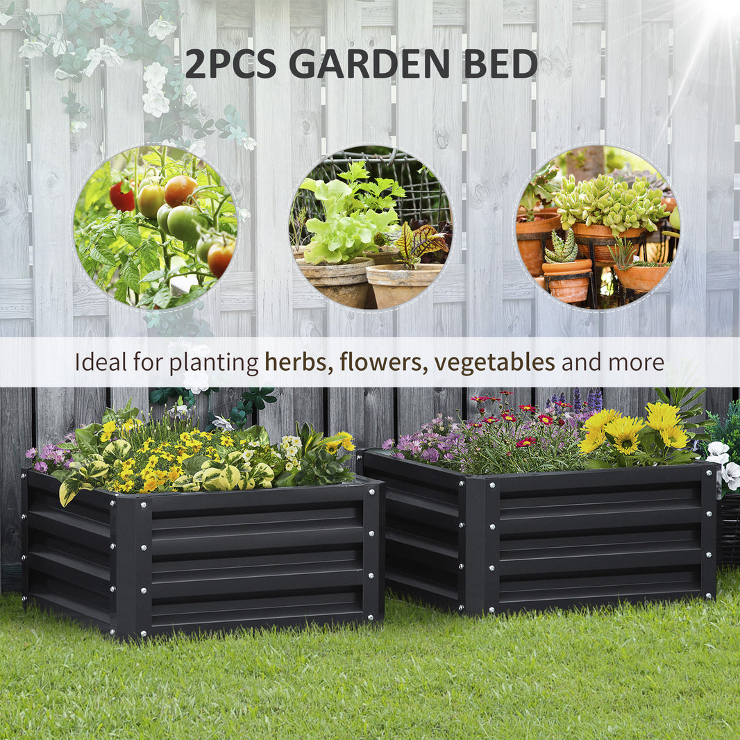 Galvanised Steel Trough Planters | Large Metal Garden Troughs UK ...